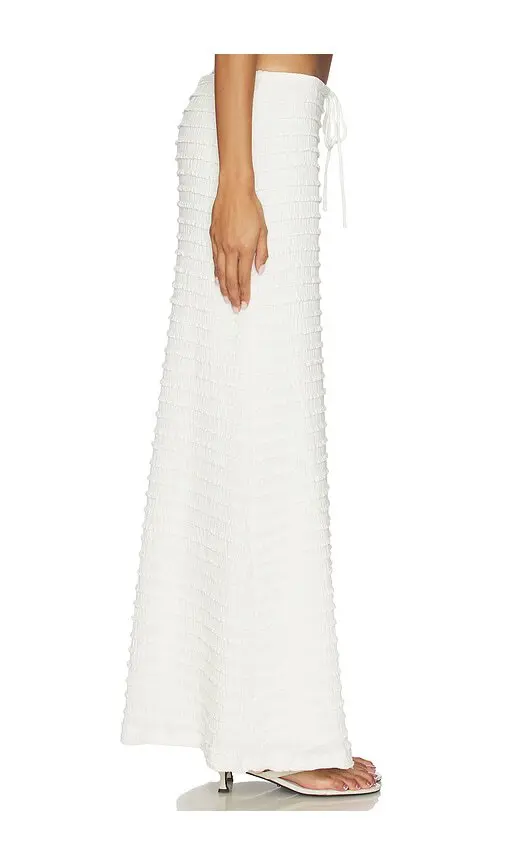 SEVEN WONDERS Adalee Ruffle Texture Maxi Skirt