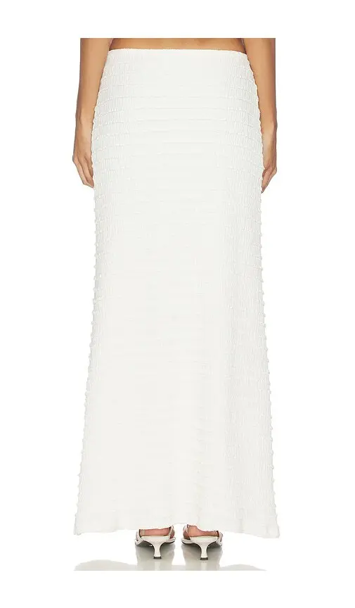 SEVEN WONDERS Adalee Ruffle Texture Maxi Skirt