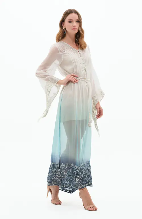 Calypso St. Barth Paisley Print Maxi Dress