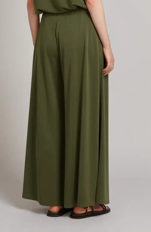 MM BY MAX MARA Cicala Pleated Wide-leg Jersey Pants