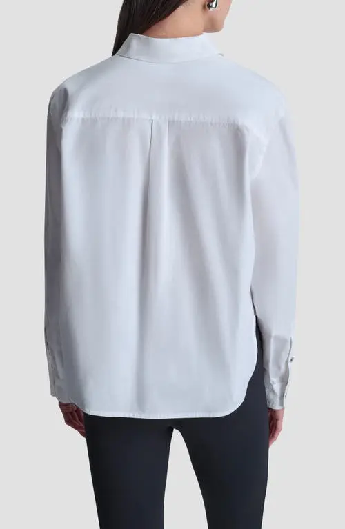 Dkny Patch Detail Cotton Button-up Shirt