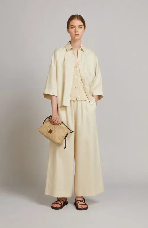 MM BY MAX MARA Ranghi Rib Linen Vest