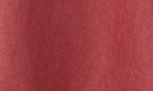 Max Mara Esordio Belted Linen Canvas A-line Midi Dress - Cherry