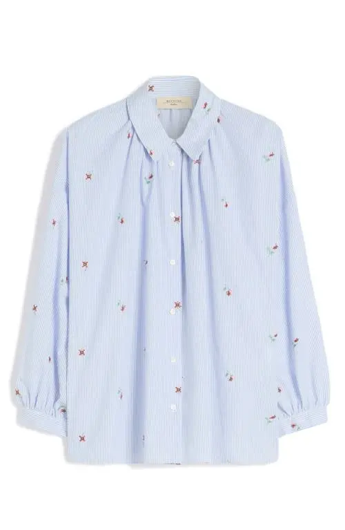 Max Mara Embroidered Cotton Shirt