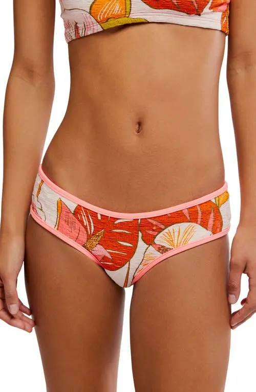 Free People Frankie Print Swim Bottoms - Pura Vida Blush