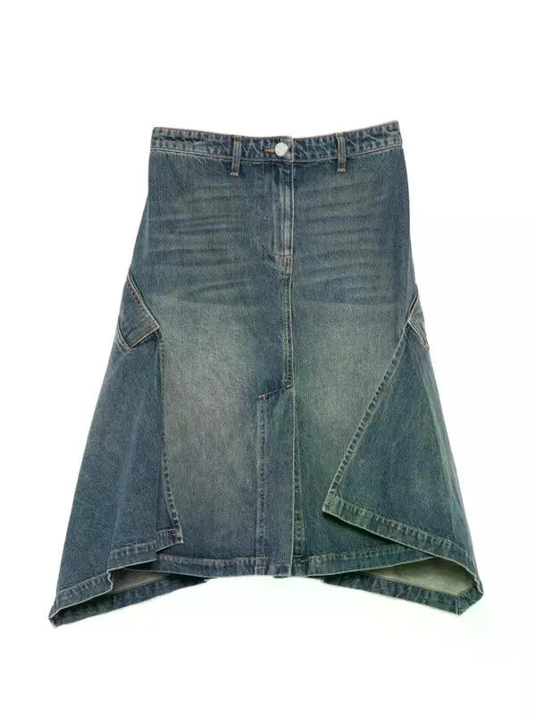 Brandon Maxwell The Frankie Denim Skirt