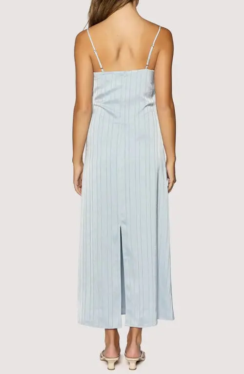 LOST + WANDER Charisma Tonal Stripe Maxi Slipdress