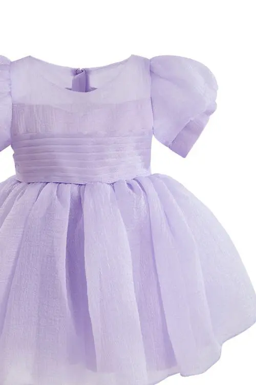 TULLEEN Party Dress With Bow - Purple