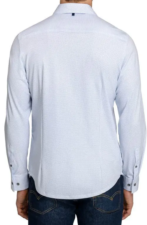 W.R.K Slim Fit Micro Dash Reworked Button-up Shirt