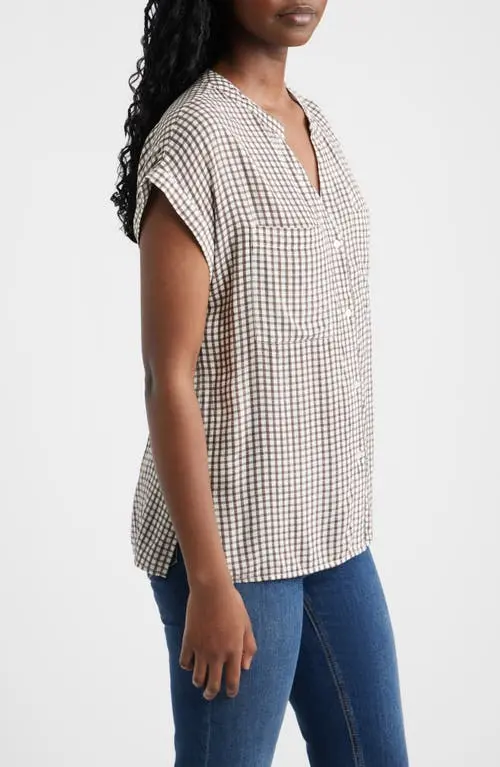 Rails Gingham Button-up Shirt With Patch Pockets