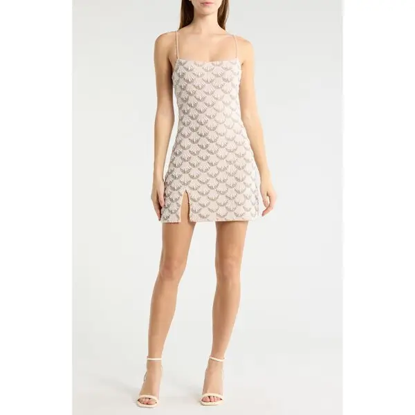 Staud Las Palmas Beaded Minidress
