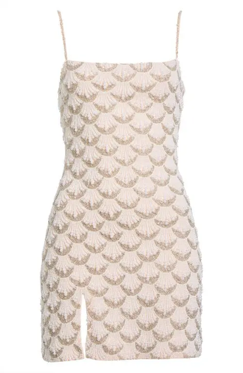 Staud Las Palmas Beaded Minidress