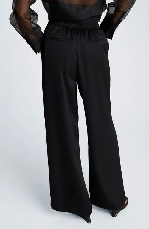 KENNETH COLE Wide-leg Trousers - Black