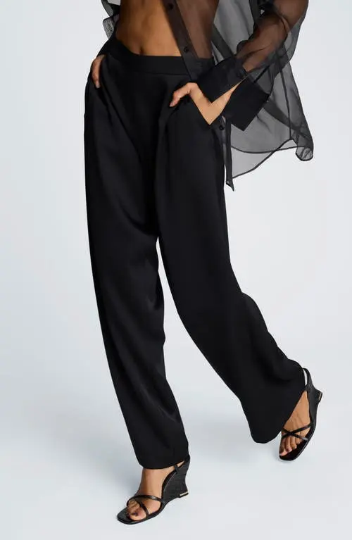 KENNETH COLE Wide-leg Trousers - Black