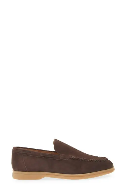 Eleventy Braided Suede Loafers