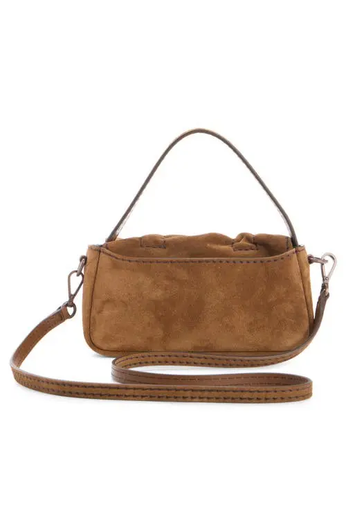 Acne Studios Micro Multi-pocket Suede Baguette Bag