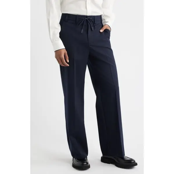 KROST Elliott Eco Drawcord Trousers - Dark Navy
