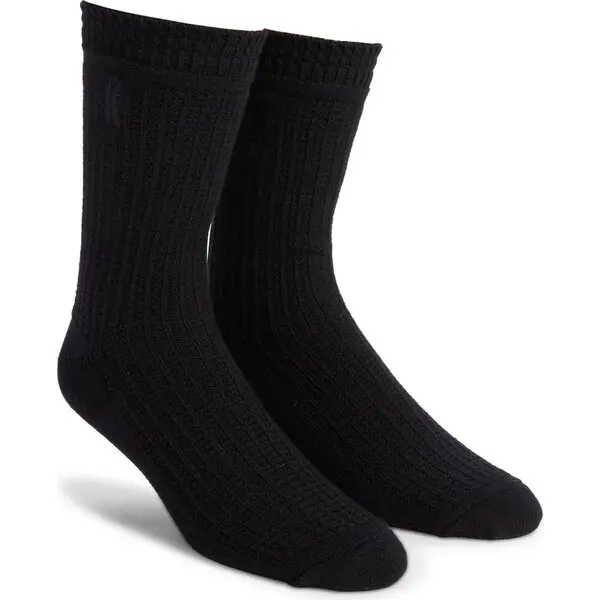 KROST 2-pack Waffle Stitch Crew Socks - Black