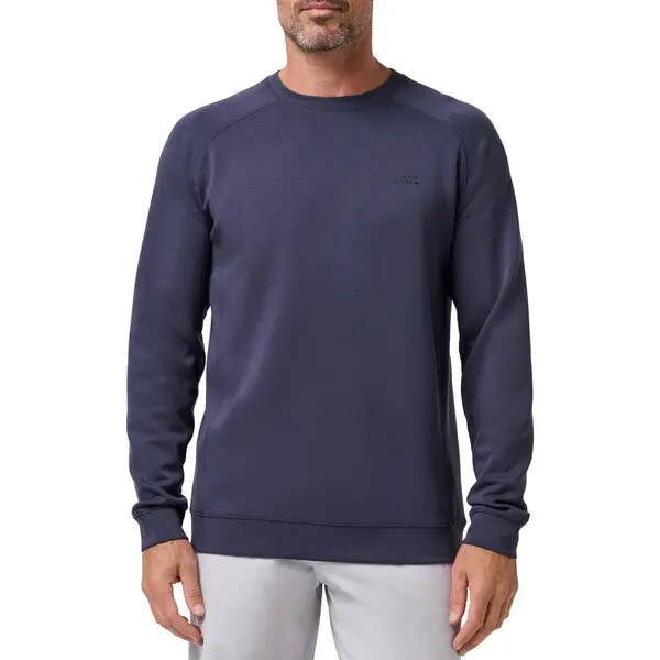Travis Mathew Fibercloud Crewneck Sweatshirt - Total Eclipse