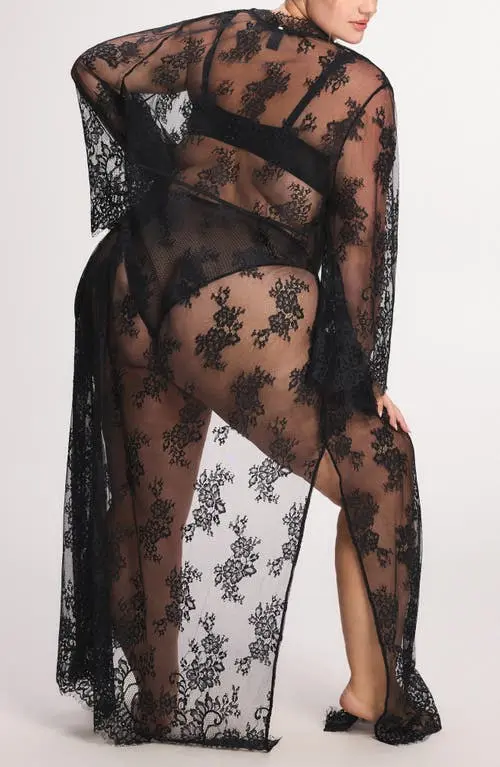 SAVAGE X FENTY Lace Flow Maxi Robe