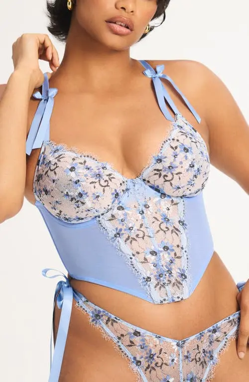 SAVAGE X FENTY Daisy Darling Underwire Bustier - Kiki Blue
