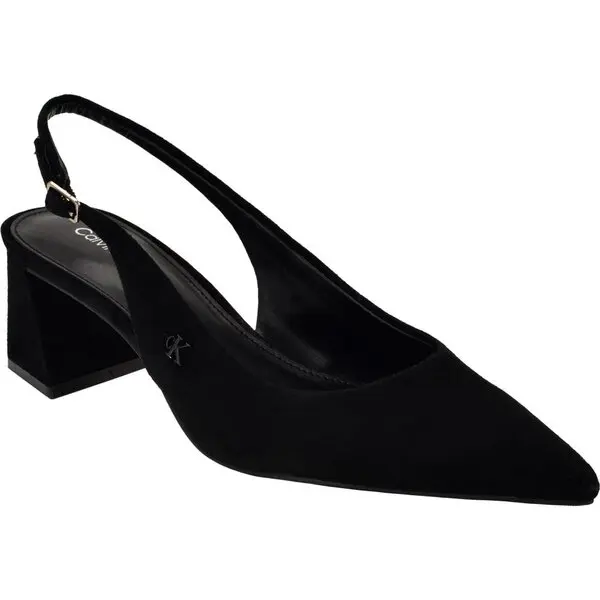 Calvin Klein Sarra Slingback Pointed Toe Pump - Black