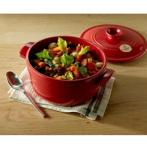 EMILE HENRY Flame Round Stewpot Dutch Oven