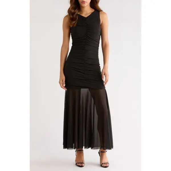 Steve Madden Denisa Ruched Maxi Dress