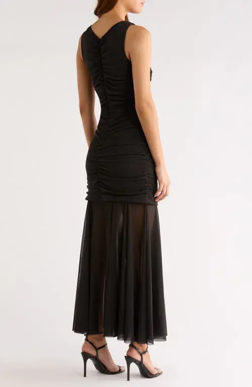 Steve Madden Denisa Ruched Maxi Dress