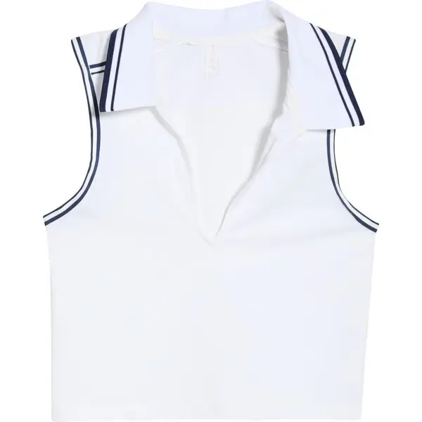 Free People Forehand Polo - White