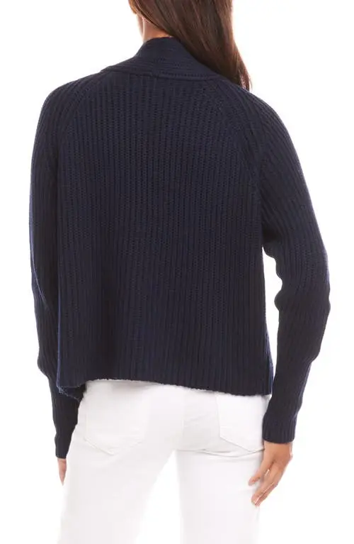 Karen Kane Rib Crop Cardigan