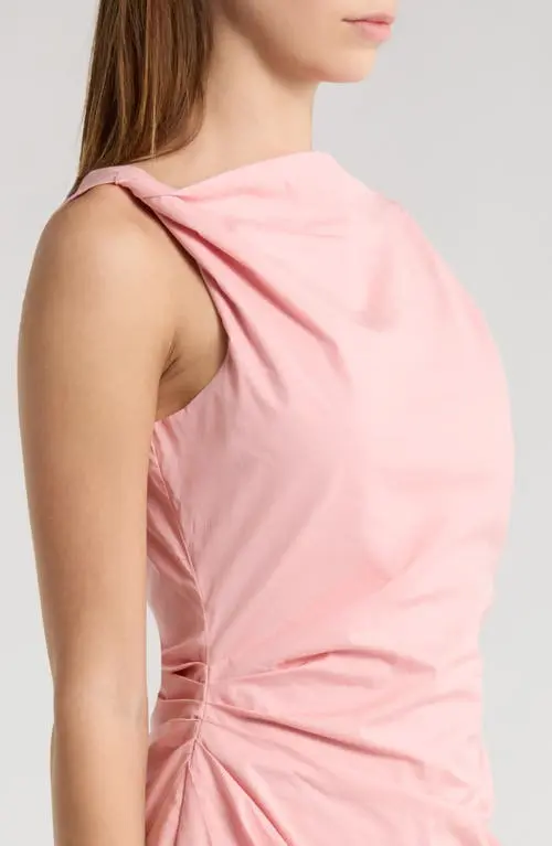 Staud Callie Sleeveless Mini Dress - Tulip