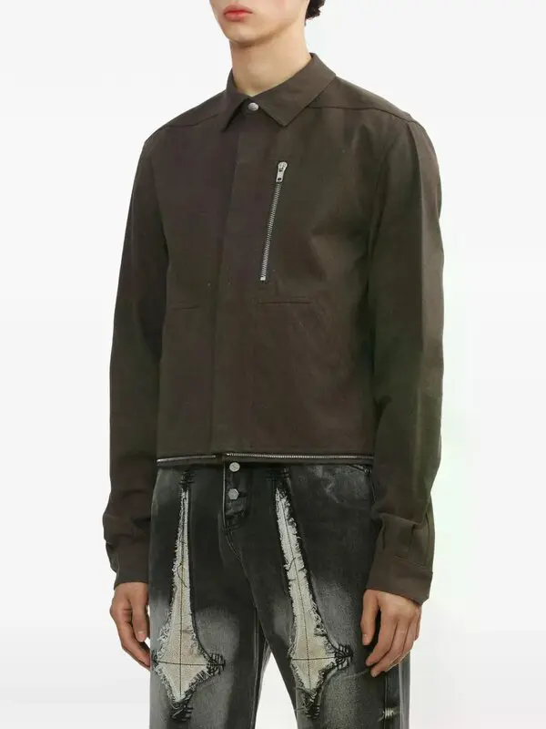 Rick Owens Cotton Zip Jacket