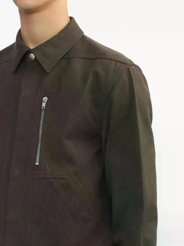 Rick Owens Cotton Zip Jacket