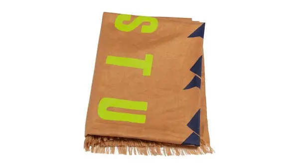 StÜssy Linen Surfman Beach Blanket - Brown