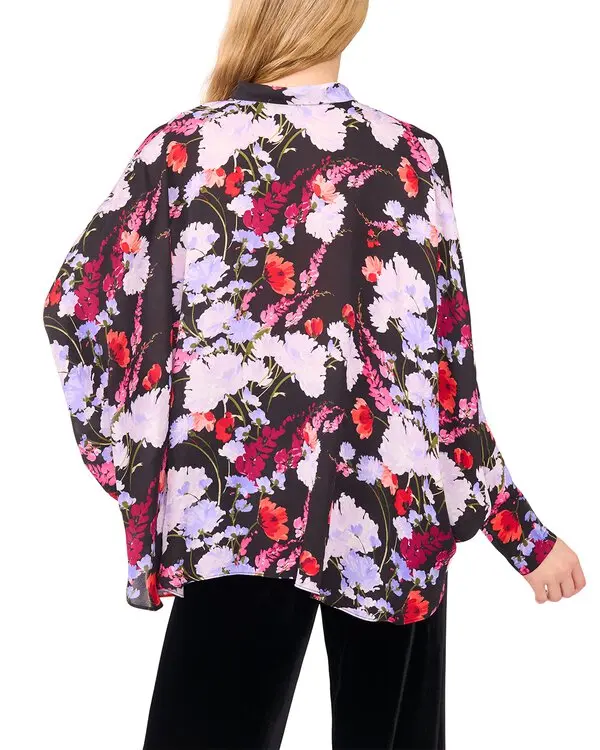 Ted Baker London Floral Print High Neck Blouse