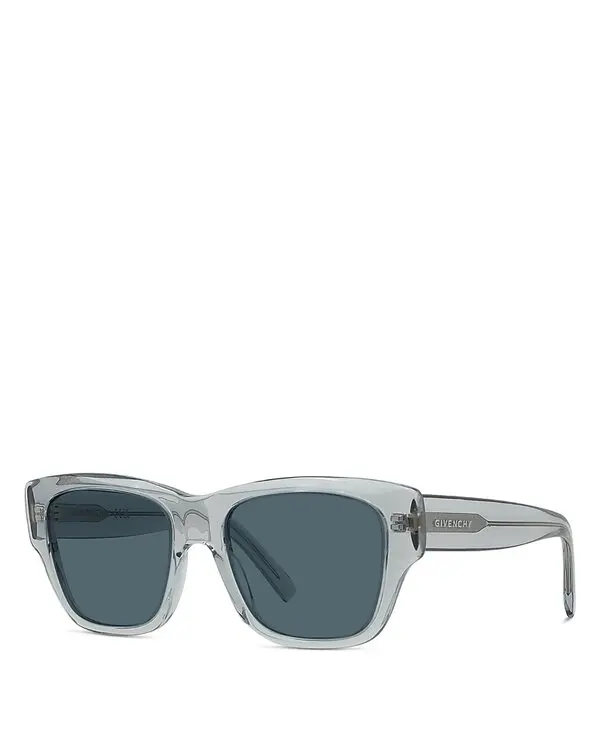 Givenchy Geometric Sunglasses, 53mm - Grey/blue