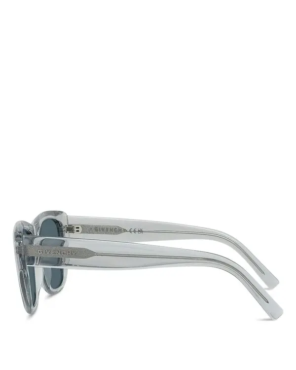 Givenchy Geometric Sunglasses, 53mm - Grey/blue