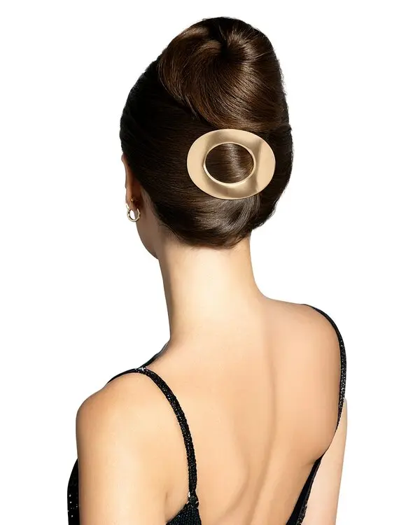 THE HAIR EDIT Gilded Ellipse Flat Clip