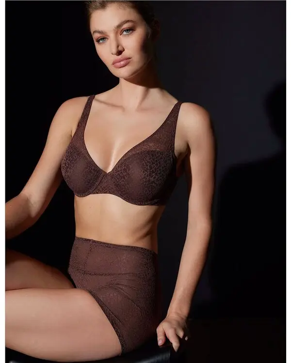 Natori Pretty Smooth Full Fit Smoothing Contour Underwire Bra - Java
