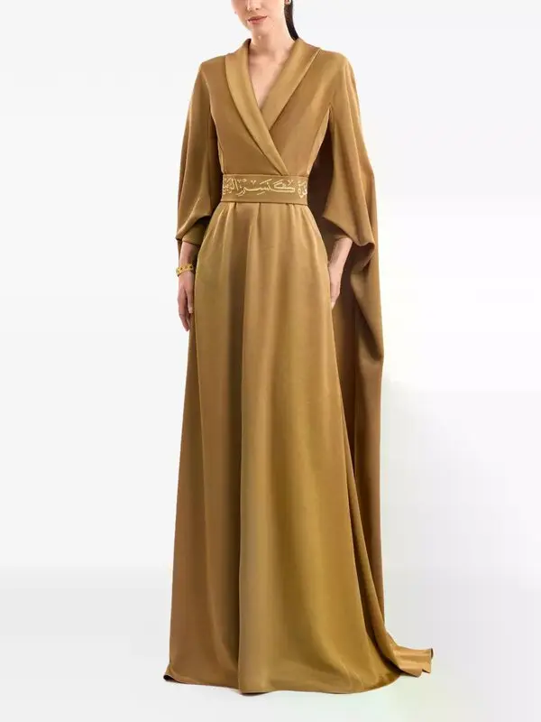 GEMY MAALOUF Calligraphy-embroidered Kaftan