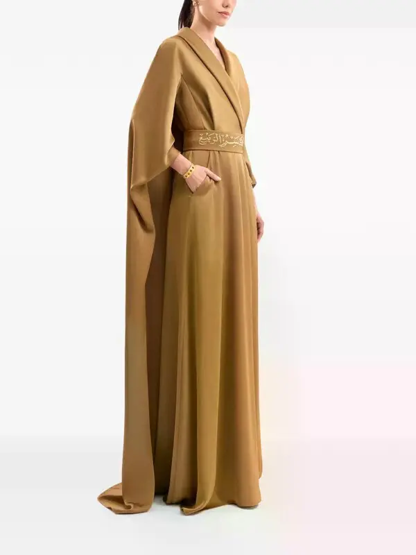 GEMY MAALOUF Calligraphy-embroidered Kaftan
