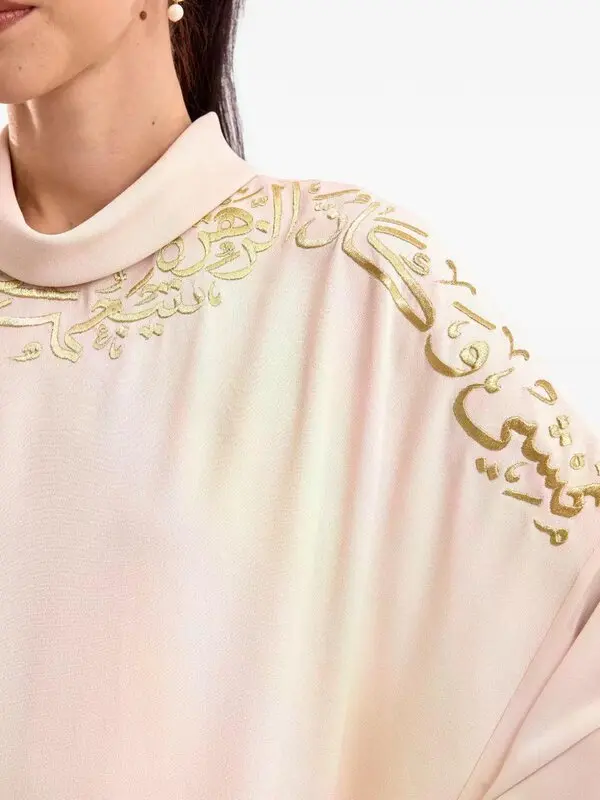 GEMY MAALOUF Calligraphy-embroidered Kaftan