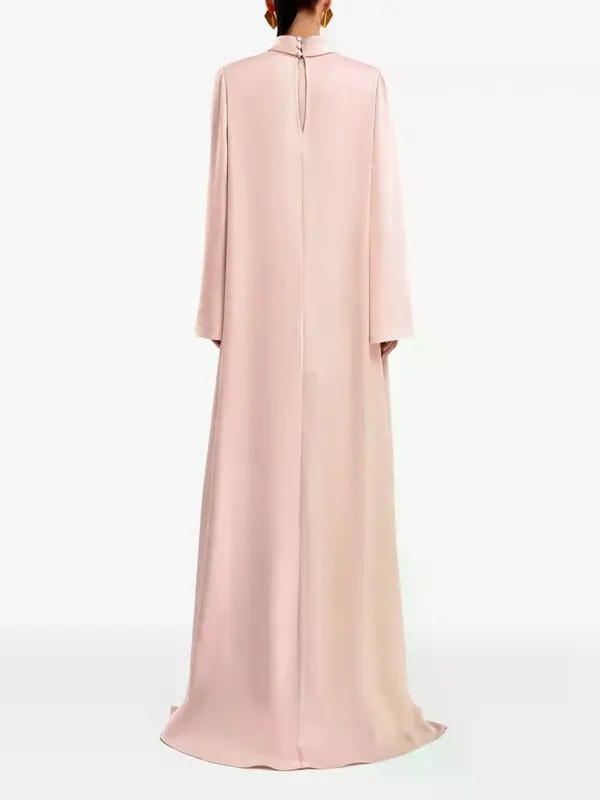 GEMY MAALOUF Calligraphy-embroidered Pleated Kaftan