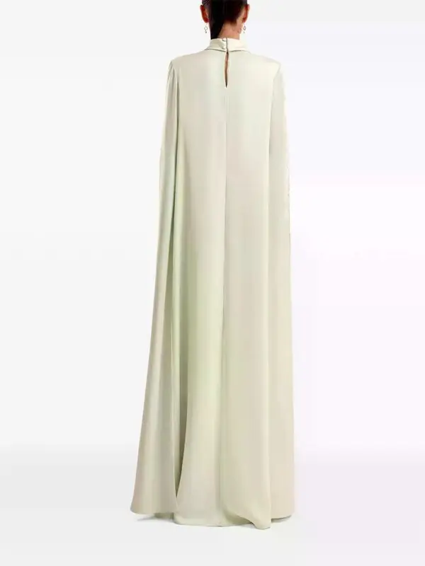 GEMY MAALOUF Calligraphy-embroidered Kaftan - Neutrals