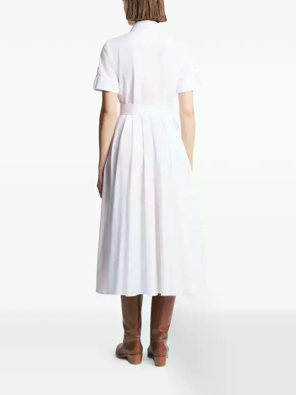 FAY Buttoned Shirt Midi Dress