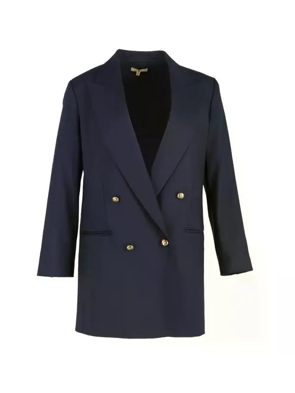 Michael Kors Double-breasted Long Blazer