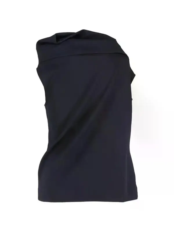 Escada Draped Sleeveless Top