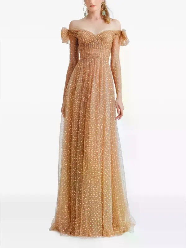 GEMY MAALOUF Off-the-shoulder Gown