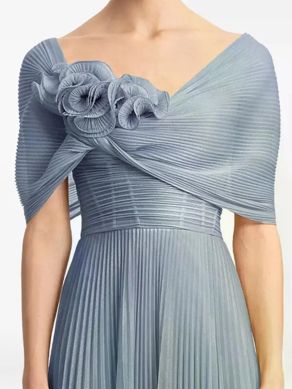 GEMY MAALOUF Draped-panel Gown - Blue